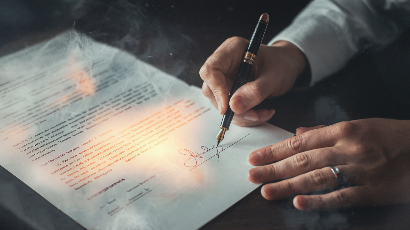 Que signifie rêver de signer un document ? Interprétation des symboles ...